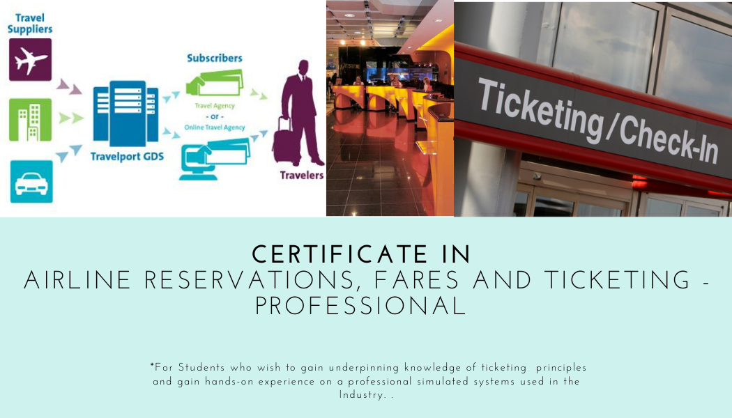 Certificate in Airline Reservations, Fares and Ticketing Professional ...