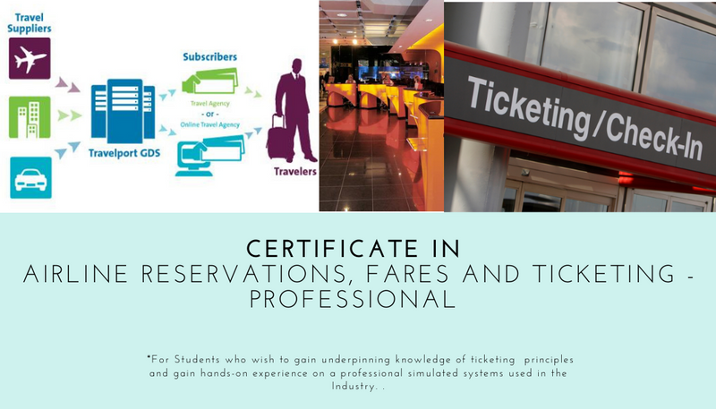 Certificate in Airline Reservations, Fares and Ticketing Professional ...