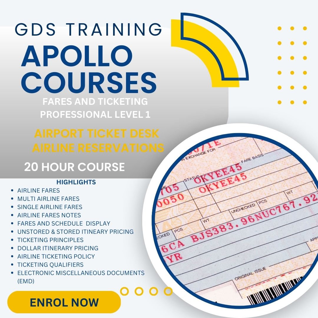 Fares and Ticketing - Travelport APOLLO – Exodus Travel Training ...